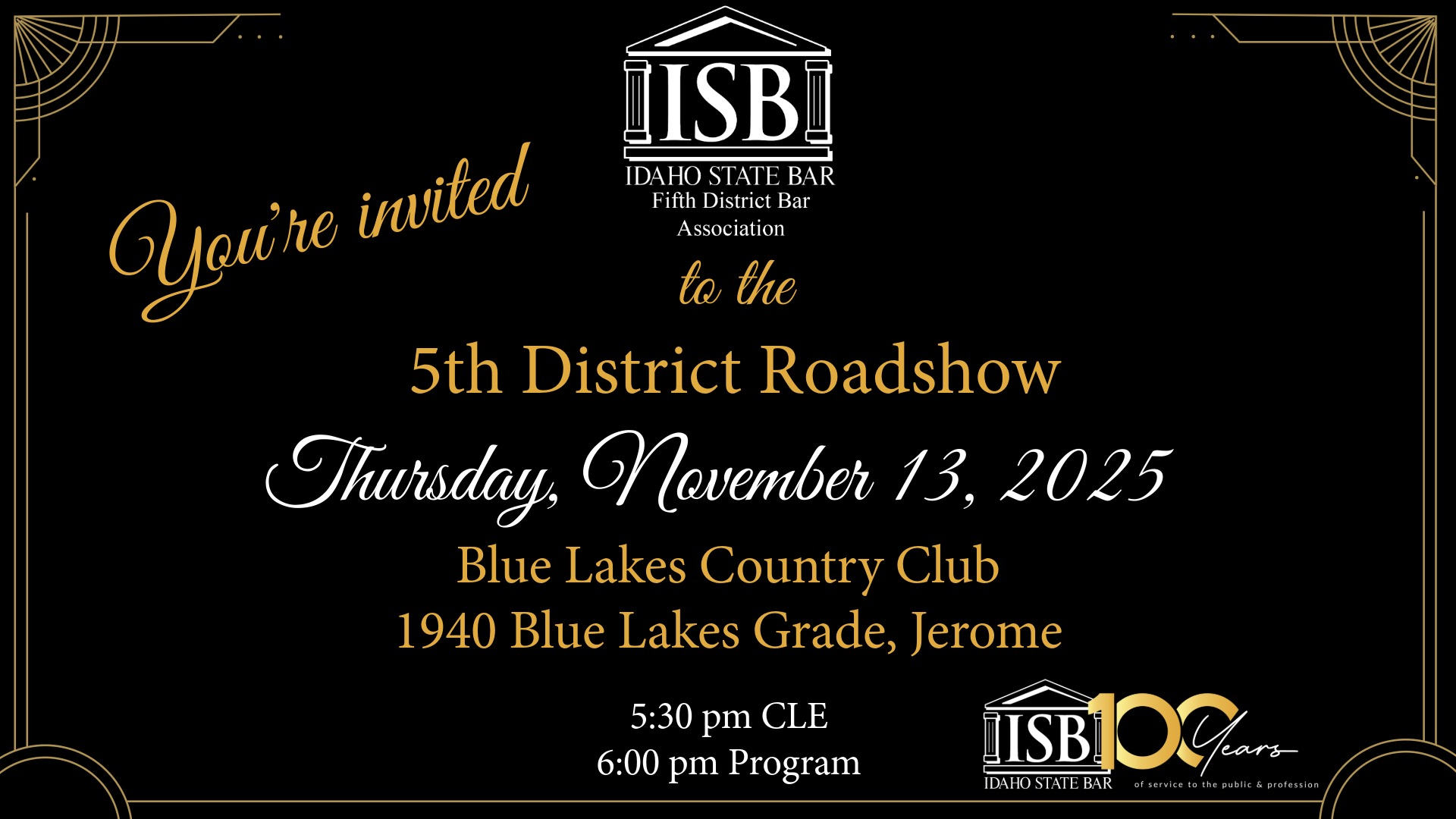 Events - Idaho State Bar