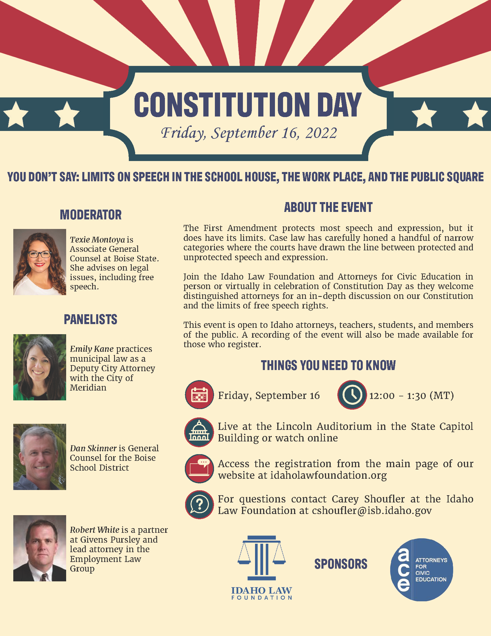 Celebrate Constitution Day September 16th! | Idaho State Bar
