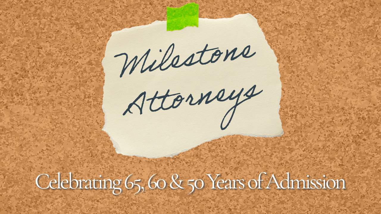 50 Year Milestone Attorneys: Admitted in 1974 | Idaho State Bar